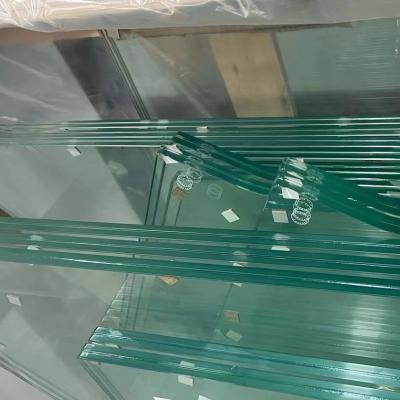 China Fameless Laminated Toughened Glass Safty Stair Glass Security Balustrades Balcony Railing for sale