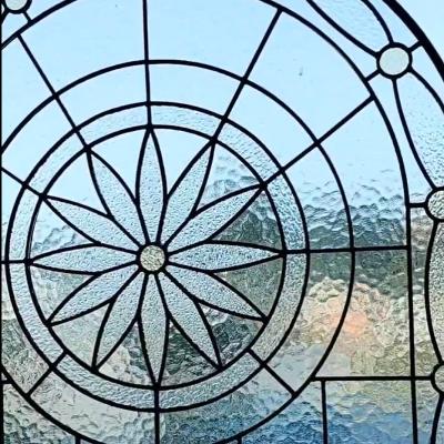 China Church Glass Custom Size Circular Traditional Stained Glass Window For Exterior Use For Villa for sale