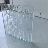 China Patterned Tempered Glass 4mm-10mm Thickness for Shower Room and  Screen for sale
