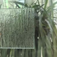 China Patterned Tempered Glass 4mm-10mm Thickness for Shower Room and  Screen for sale