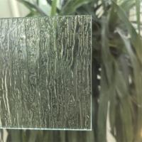 China Patterned Tempered Glass 4mm-10mm Thickness for Shower Room and  Screen for sale