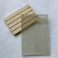 China Enhanced Safety and Aesthetic Design with Wire Mesh Laminated Tempered Glass for sale