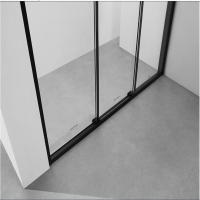 China Sliding Tempered Glass Door Modern and Safe Solution for Your Bathroom for sale