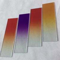 China Customizable Tempered Art Gradient Laminated Glass for Architectural Creative Designs for sale