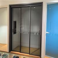 China Sliding Tempered Glass Door with Water-Resistant Design for High-End Apartments and Upscale Hotel Suites for sale
