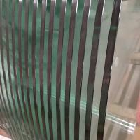 China Modern Design Building Tempered Glass Table Top Unique Irregular Curved Edges Treatment Easy Maintenance for sale