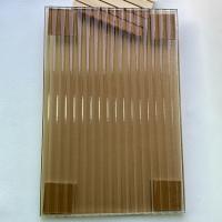 China Enhanced Safety and Durability Patterned Tempered  Moru Glass for Modern Architecture and Interior Design for sale