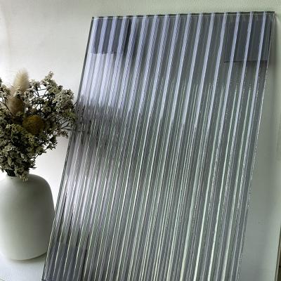 China Sustainable and Safe Patterned Tempered Moru Glass for Homes Ideal for Residential Spaces for sale