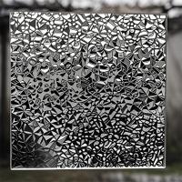 China Artistic and Functional Diamond Patterned Tempered Glass for Hotels and Restaurants for sale