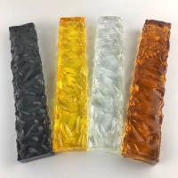 China Artistic Textured Glass Brick Blocks Superior Durability and Performance for Your Design Project for sale