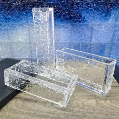 China Durable and Aesthetically Versatile Glass Brick Blocks for Indoor and Outdoor Applications for sale