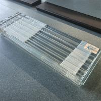 China Hot melt glass crystal tile crystal column creative design hotel shopping mall decoration translucent art glass for sale