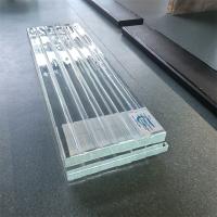 China Hot melt glass crystal tile crystal column creative design hotel shopping mall decoration translucent art glass for sale