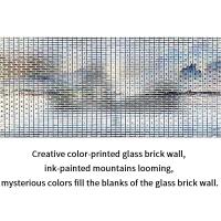 China Thermally Perforated Crystal Bricks: Custom Hole Designs Combining Decorative and Functional Features for sale