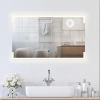 China LED Ambient Light - Equipped Rectangular Bathroom Mirror: Creating an Exquisite Bathroom for sale