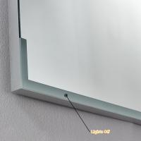 China LED Ambient Light - Equipped Rectangular Bathroom Mirror: Creating an Exquisite Bathroom for sale