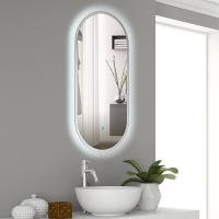 China The New Favorite of Modern Bathrooms! Oval Illuminated Bathroom Mirror, Reshaping Spatial Aesthetics and Experience for sale