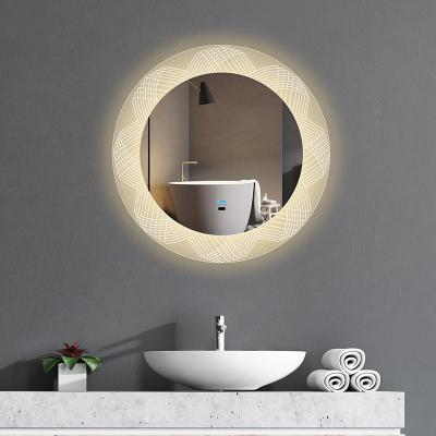 China Round Smart Bathroom Mirror: A Stylish and High-Tech Bathroom Essential for sale