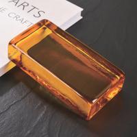 China The Interplay of Light and Texture: The Spatial Aesthetic Revolution of Fused Glass Bricks for sale