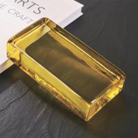 China The Interplay of Light and Texture: The Spatial Aesthetic Revolution of Fused Glass Bricks for sale