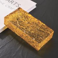 China The Interplay of Light and Texture: The Spatial Aesthetic Revolution of Fused Glass Bricks for sale