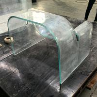 China Bent Glass Art Furniture: Shaping Space with Curved Elegance for sale