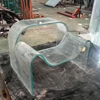 China Bent Glass Art Furniture: Shaping Space with Curved Elegance for sale