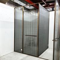 China Wire Glass Shower Enclosure | A Perfect Combination of Artistic Aesthetics and Safe Practicality for sale