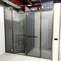 China Wire Glass Shower Enclosure | A Perfect Combination of Artistic Aesthetics and Safe Practicality for sale