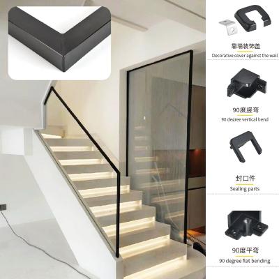 China Premium Glass Hardware for Modern Glass Stair Railing Systems for sale
