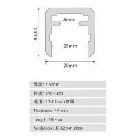 China Premium Glass Hardware for Modern Glass Stair Railing Systems for sale