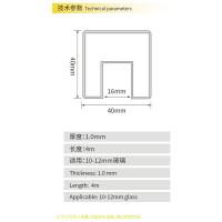 China Stainless Steel Card Slot Handrail: Premium Matching Accessory for Glass Guardrail for sale