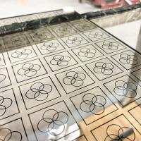 China Screen Printed Art Decorative Glass For Interior Decoration for sale