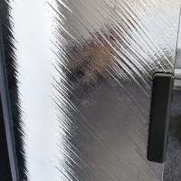 China Decorative fused glass door | Artistic Space Partition, Reshaping Modern Spatial Aesthetics for sale