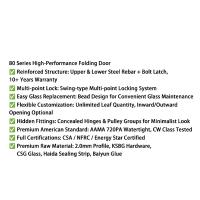 China XLB-80 American Standard Aluminum System Windows & Doors | Full NFRC/CSA/CE Certifications, Matching Folding Doors, High-Performance Thermal Break Glass Windows & Doors for sale