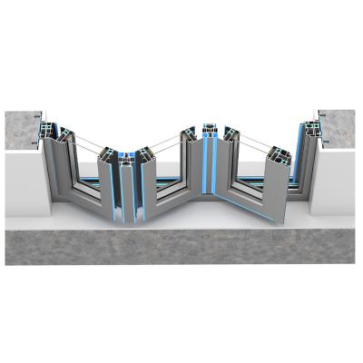 China XLB-80 American Standard Aluminum System Windows & Doors | Full NFRC/CSA/CE Certifications, Matching Folding Doors, High-Performance Thermal Break Glass Windows & Doors for sale