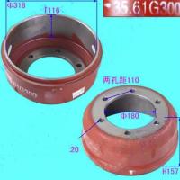 China JAC HFC1040 Trailer Truck Wheel Brake Drums Car Fitment Shuailing OEM 2100320390 for sale