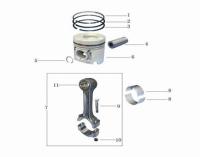 China HFC4DA1 Diesel Engine Parts Piston Pin Circlip for Enhanced Engine Performance for sale