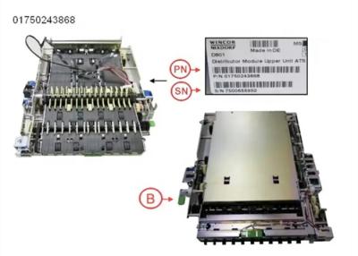 China ATM Machine Parts Wincor Distributor Module Upper Unit ATS 01750243868 1750243868 for sale