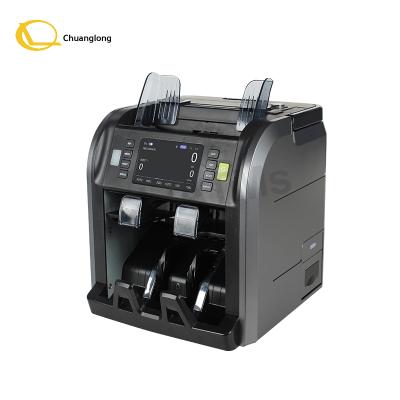China SJ-668 Two Pockets CIS Mixed Bill Value Counter with Handle Built-in Thermal Print Currency Bulit-in Battery Counting Machine for sale