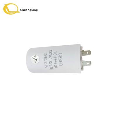 China CBB60 60µF 450V AC Motor Run Capacitor 2-Wire 50/60Hz 50×95mm NCR Wincor Diebold ATM CRM Selfserv Kiosk Banking Machine Spare Part for sale