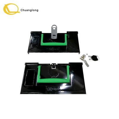 China NCR S2 Reject Cassette Cover 445-0756691-04 445-0763022 Cash Box Plastic Cover with Latch and Handle ATM CRM Kiosk Selfserv Machine Part for sale