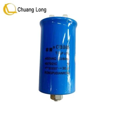 China NCR S1 Capacitor RUN 8UF 009-0008121 10UF 450V 5060HZ 0090008121 Electric Capacity CBB65 ATM CRS Selfserv Kiosk Machine Part for sale
