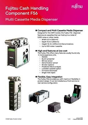 China Fujitus F56-BDU The F56 Is An Ideal Banknote Dispenser For Checkout Functions, Kiosks, And ATMs Fujitsu F56 F53 Cash Bill Dispenser In Stock Whats App：+86 18138781425 for sale