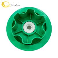 China NCR S2 Presenter Gear 445-0730542 Green Gear Handle Knurled Over Molding Plastic ATM CDM CRM Selfserv Kiosk Part 4450730542 445-0758882-02 for sale