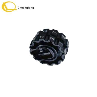 China NCR S2 Cassette Handle Wheel 445-0726530 Cash Box Counting Wheel Black 66xx ATM CRM CRS Selfserv Kiosk 4450726530 for sale