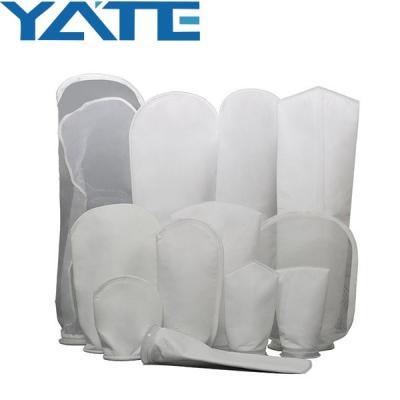 China Industrial Plastic Ring Welded PP PE Nylon PTFE Filter Bag 5-500 Micron Liquid Filtration System for sale