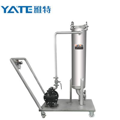 China SUS304 Stainless Steel Cartridge Filter Housing with Pump - 0.22-500 μm Filtration Precision for Industrial Liquid Applications for sale