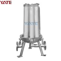 China 10 Inch Stainless Steel 304 Bag Cartridge Water Filter Housing with 0.1μm Filtration for Beer Production for sale