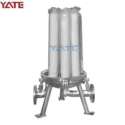 China 10 Inch Stainless Steel 304 Bag Cartridge Water Filter Housing with 0.1μm Filtration for Beer Production for sale